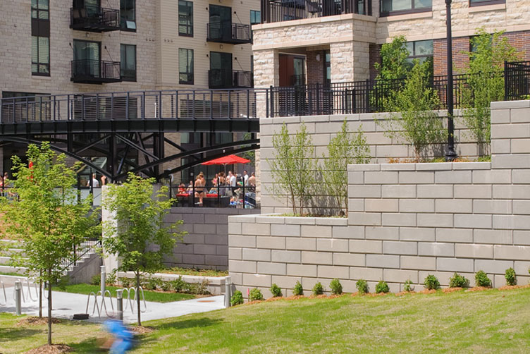 Round Retaining Wall Block